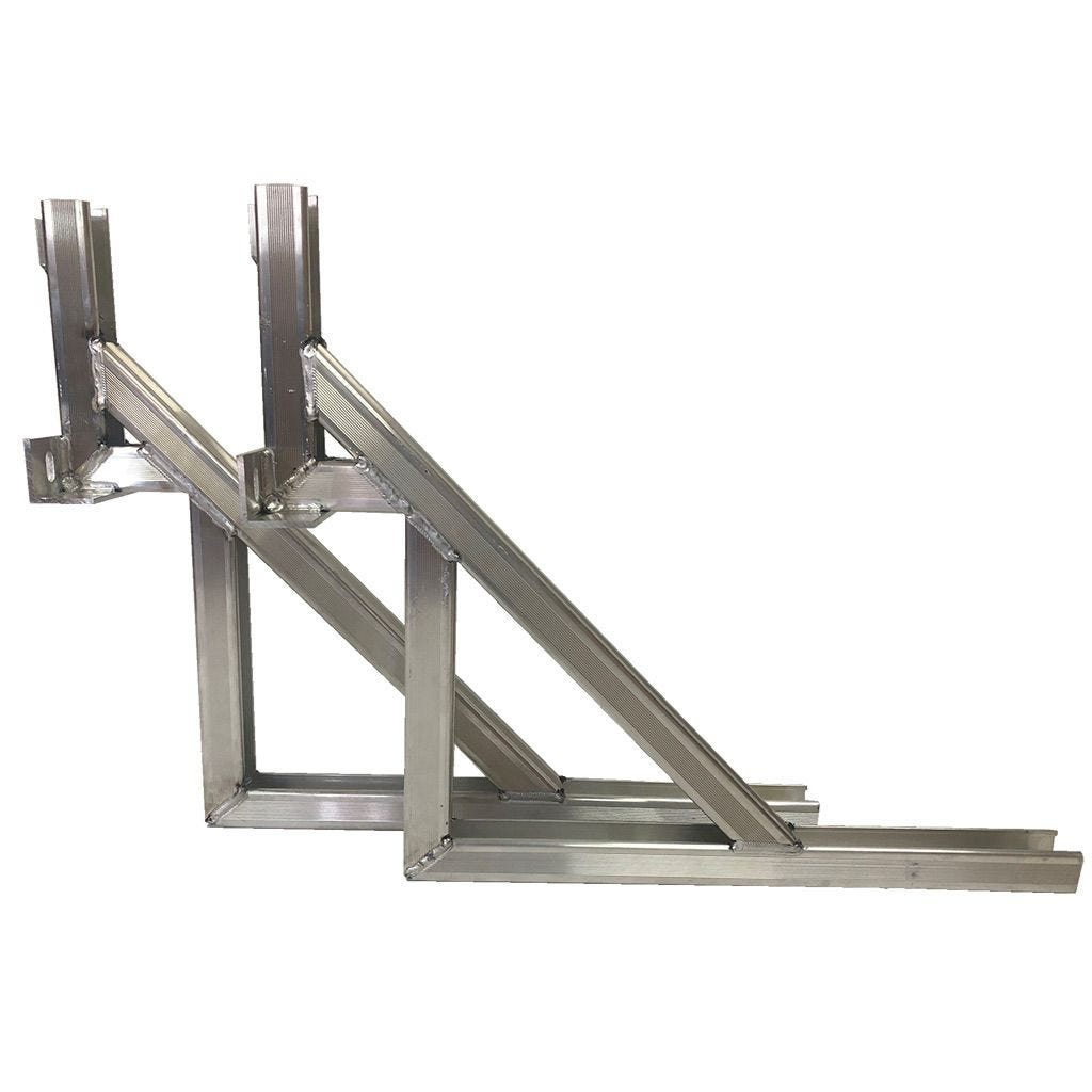 Duretech Heavy Duty Aluminum Offset Wall Mount Bracket for Mini-Split ...